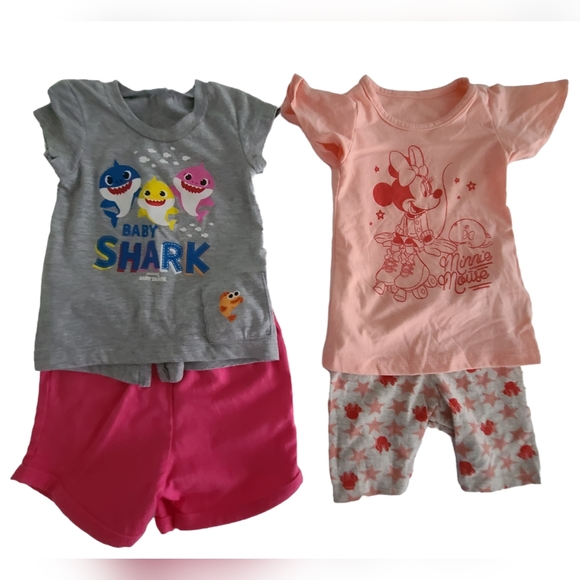 Disney Pinkfong | Matching Sets | 2 Months Baby Girl Bundle Top And ...